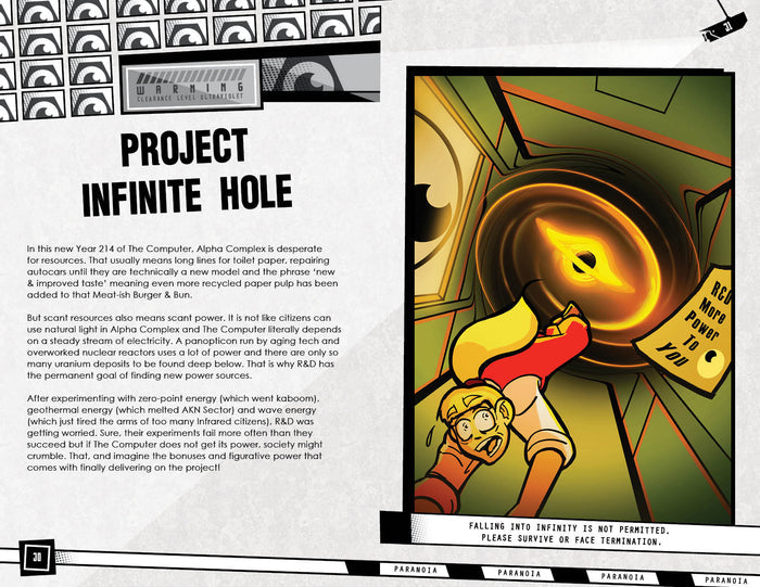Paranoia: Project Infinite Hole Box Set (Includes PDF) - Mongoose ...